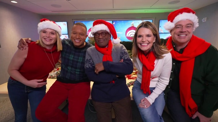 TODAY Surprises NBC Staff With Christmas Trees Around 30 Rock