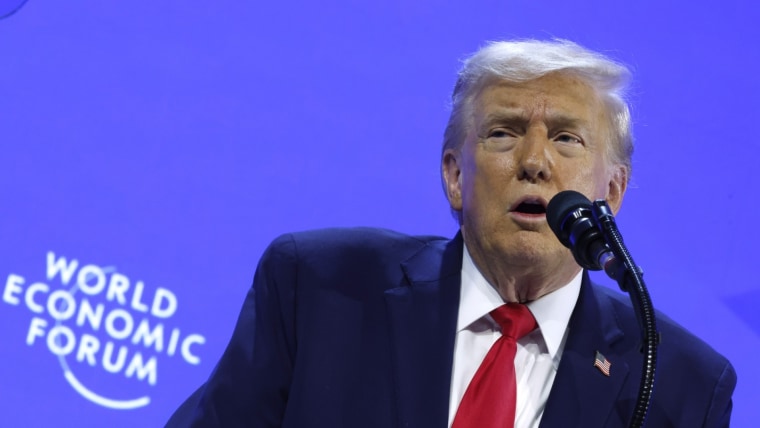 Trump's whirlwind day in Davos: From the Politics Desk