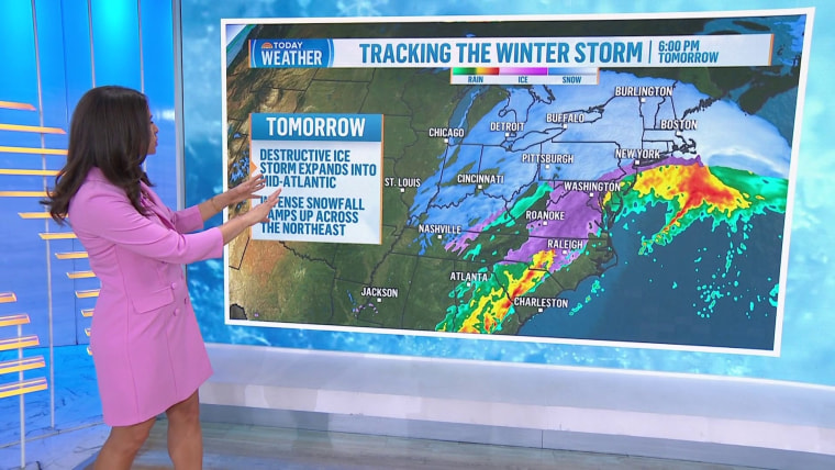 Massive Winter Storm Ramps up Bringing Heavy Snow and Ice