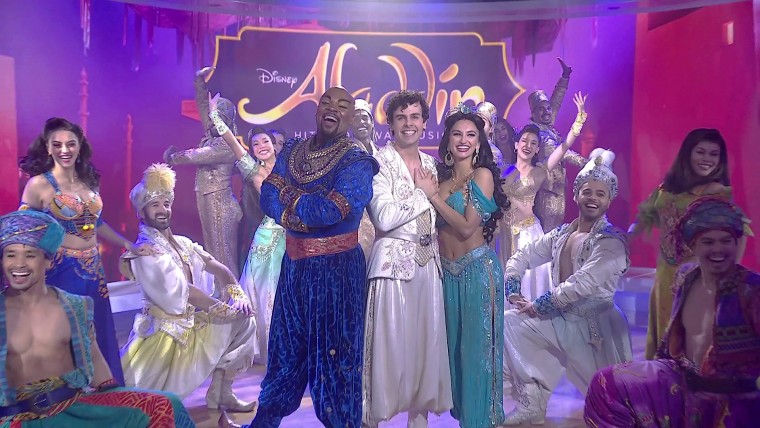 Cast of ‘Aladdin’ Perform Medley of Show’s Top Songs on TODAY
