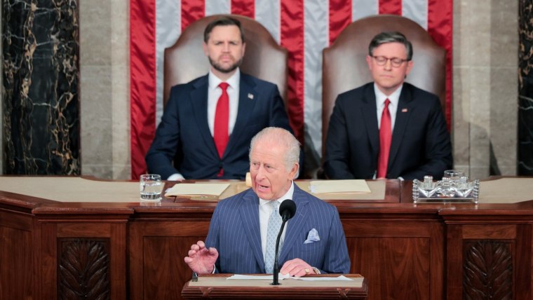 King Charles addresses Congress