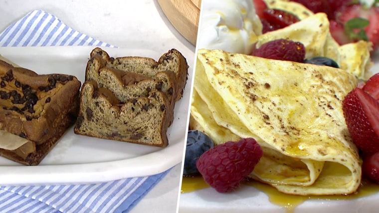 Protein Packed Banana Bread and French Toast Crepes