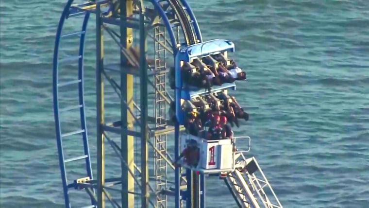 Texas Roller Coaster Stuck at 100 Feet Leaves Riders Dangling for 4 Hours