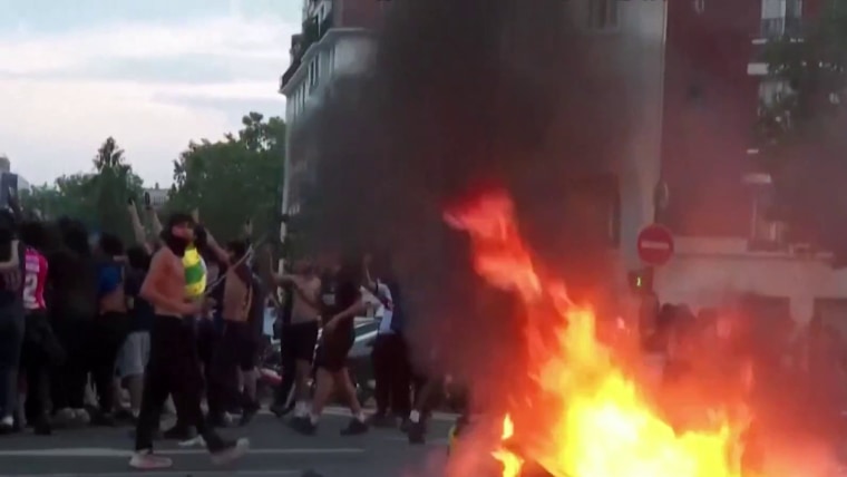 France detains hundreds after violent clashes as Paris Saint-German ...