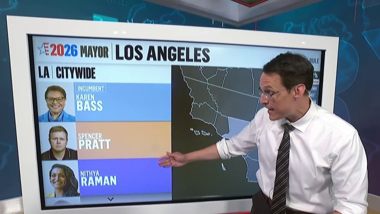 Steve Kornacki tracks the race for Los Angeles mayor