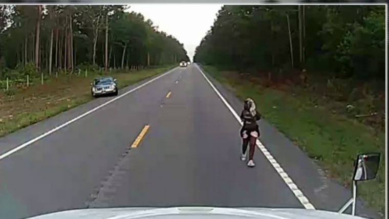 Truck driver helps woman escaping alleged kidnapping