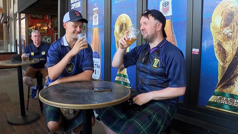 Are Scottish soccer fans drinking all of the beer in Boston?
