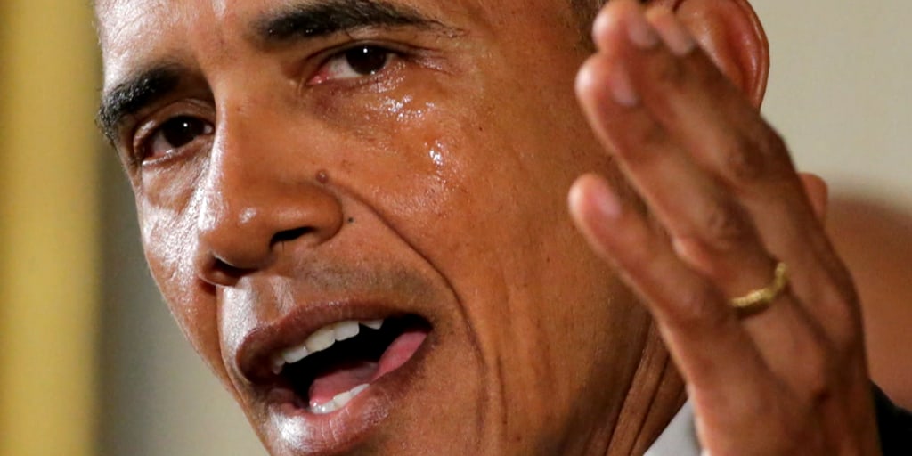 obama crying speech