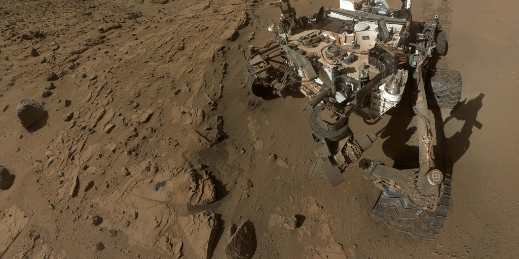 Mars Rover Face Picture