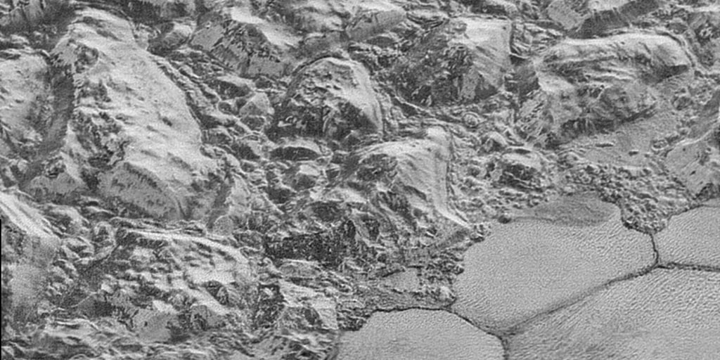 pluto surface texture