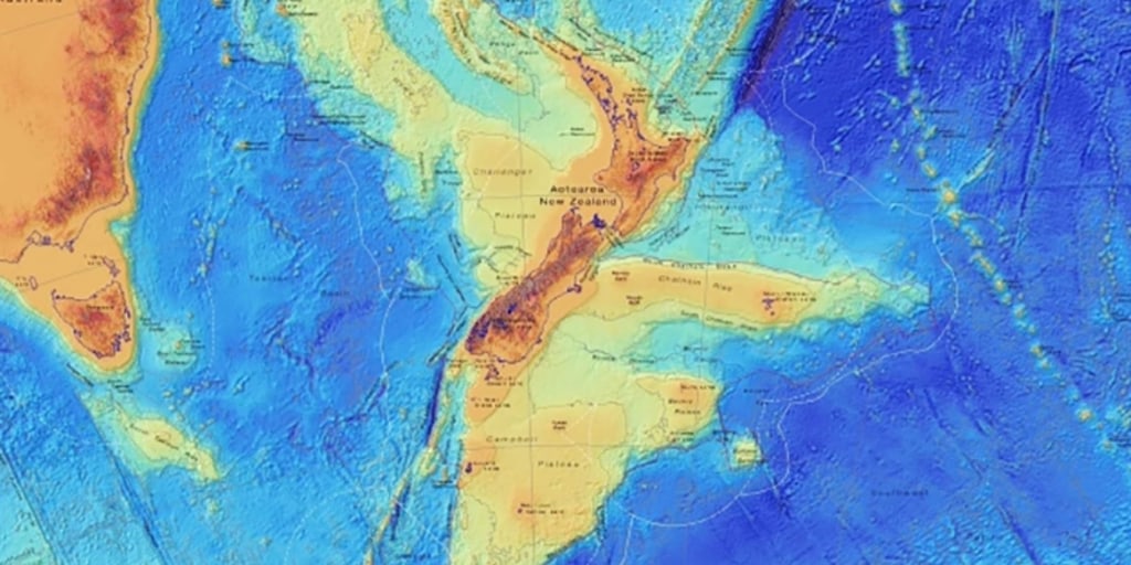 Zealandia Map Images