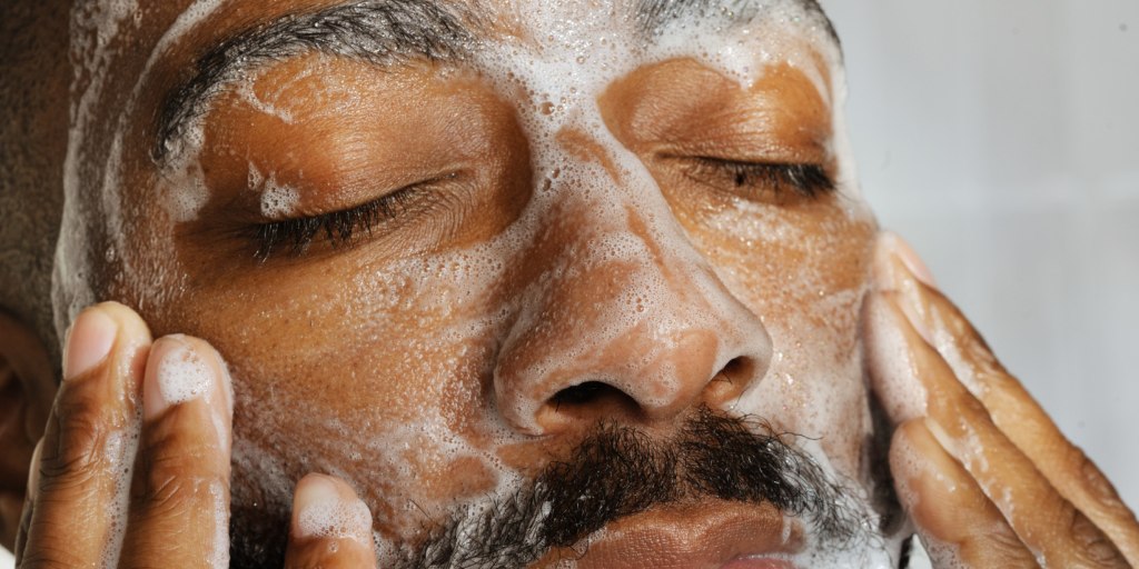 Good face wash for men store