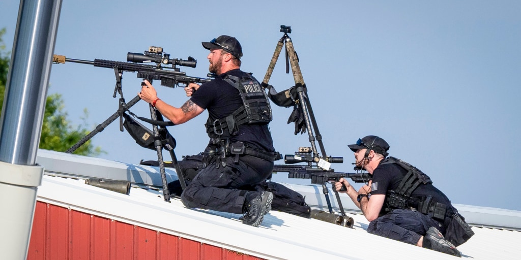 White House Secret Service Snipers White House Boosts Fence Security