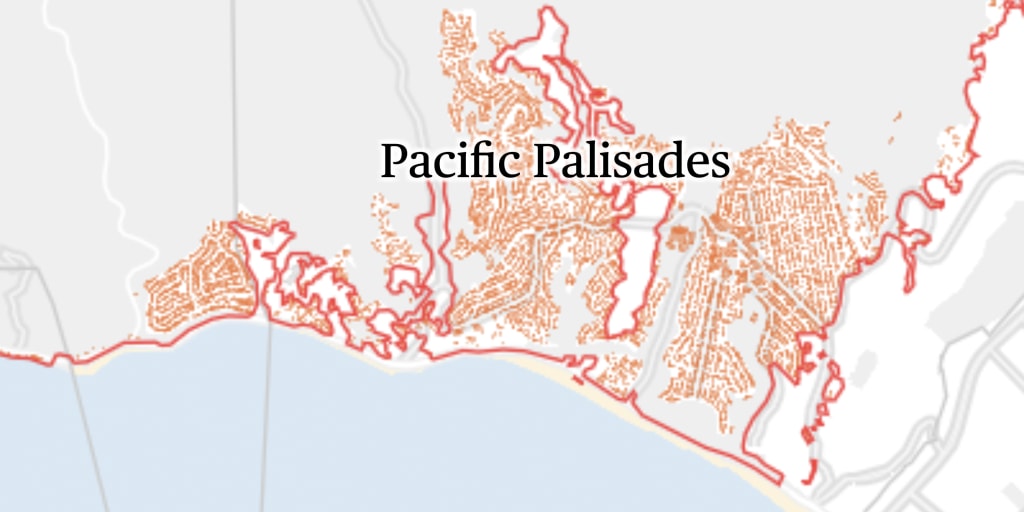 Wildfires Southern California Map