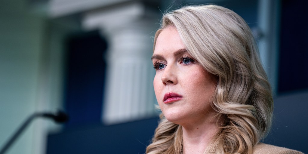 White House press secretary Karoline Leavitt announces she's pregnant ...