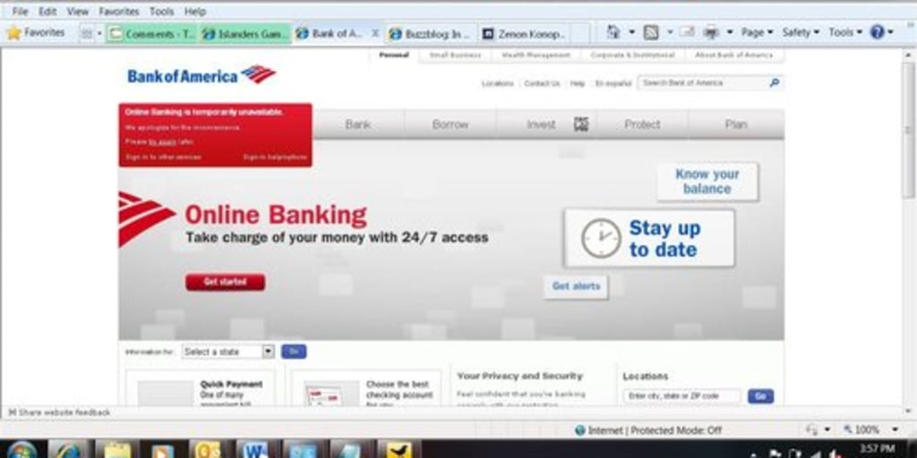 Online Banking Bank Of America