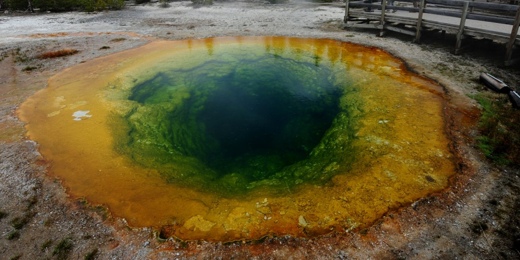 Rainbow Pool Yellowstone