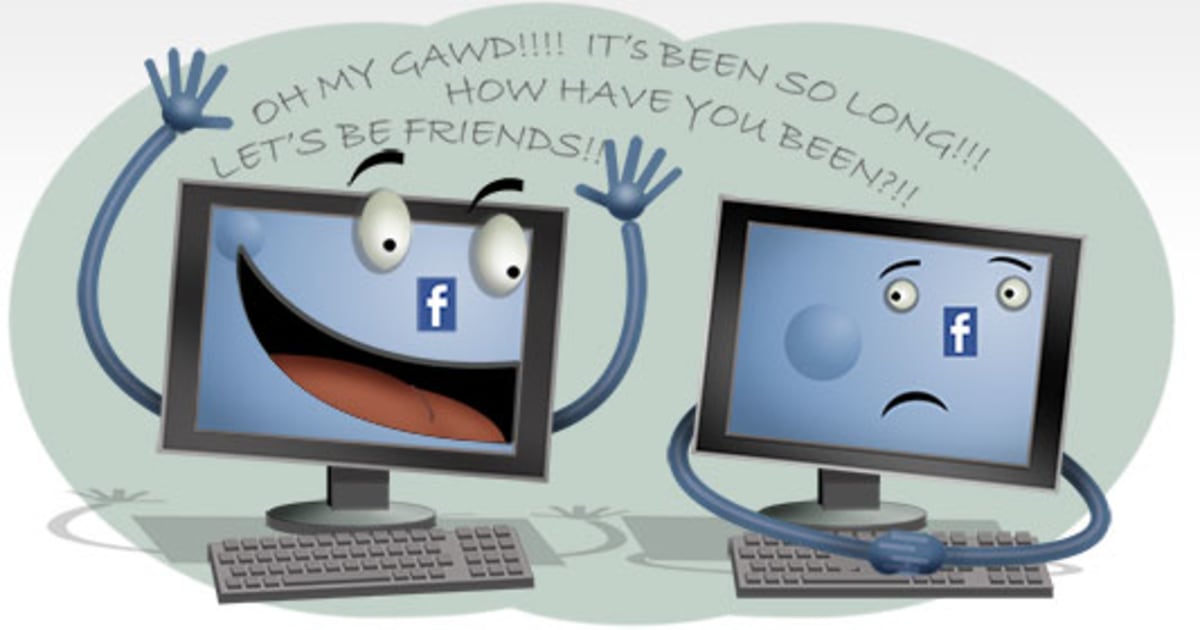 When you don't want to be Facebook friends