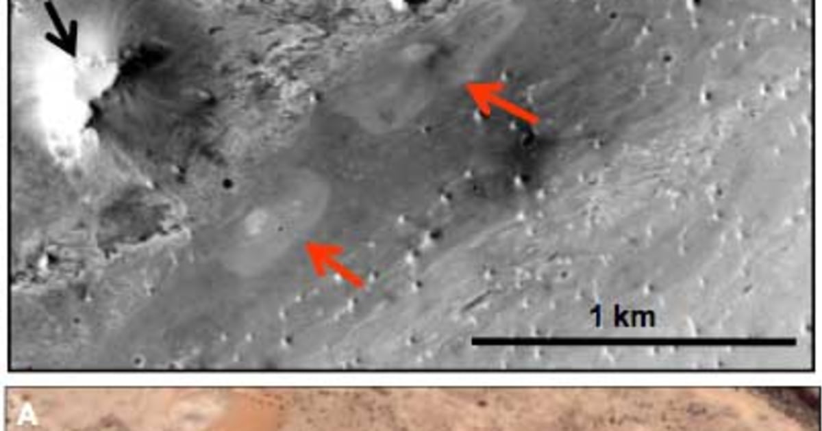 Details emerge on possible Mars hot springs