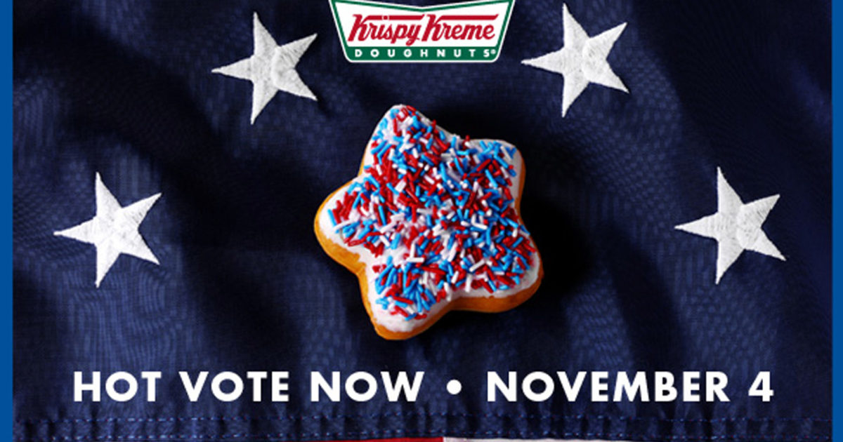 What a treat! Free food, drinks on Election Day