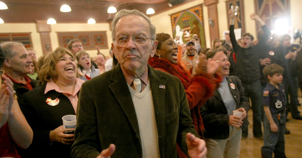 Alaska Sen. Ted Stevens holds slim lead