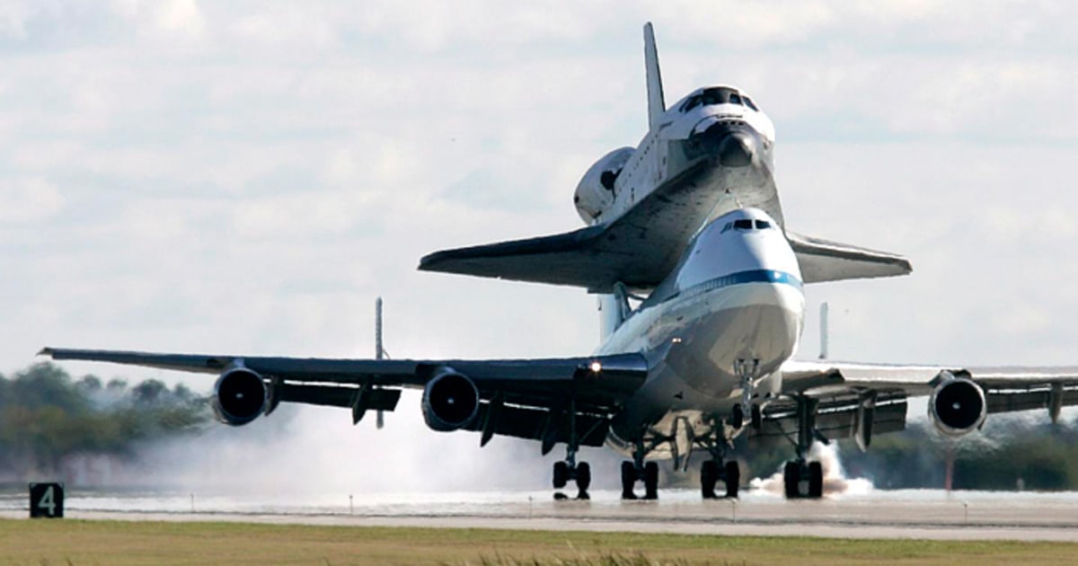 Shuttle comes home to Florida at last