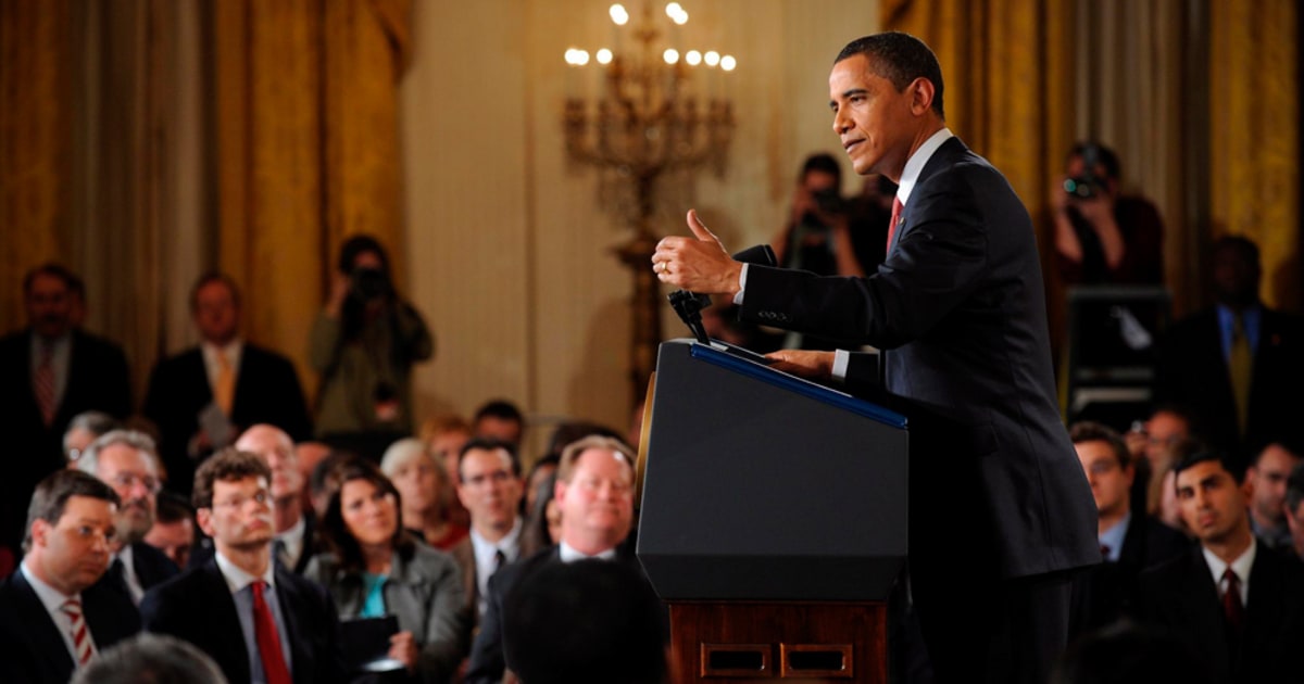 Transcript of presidential news conference