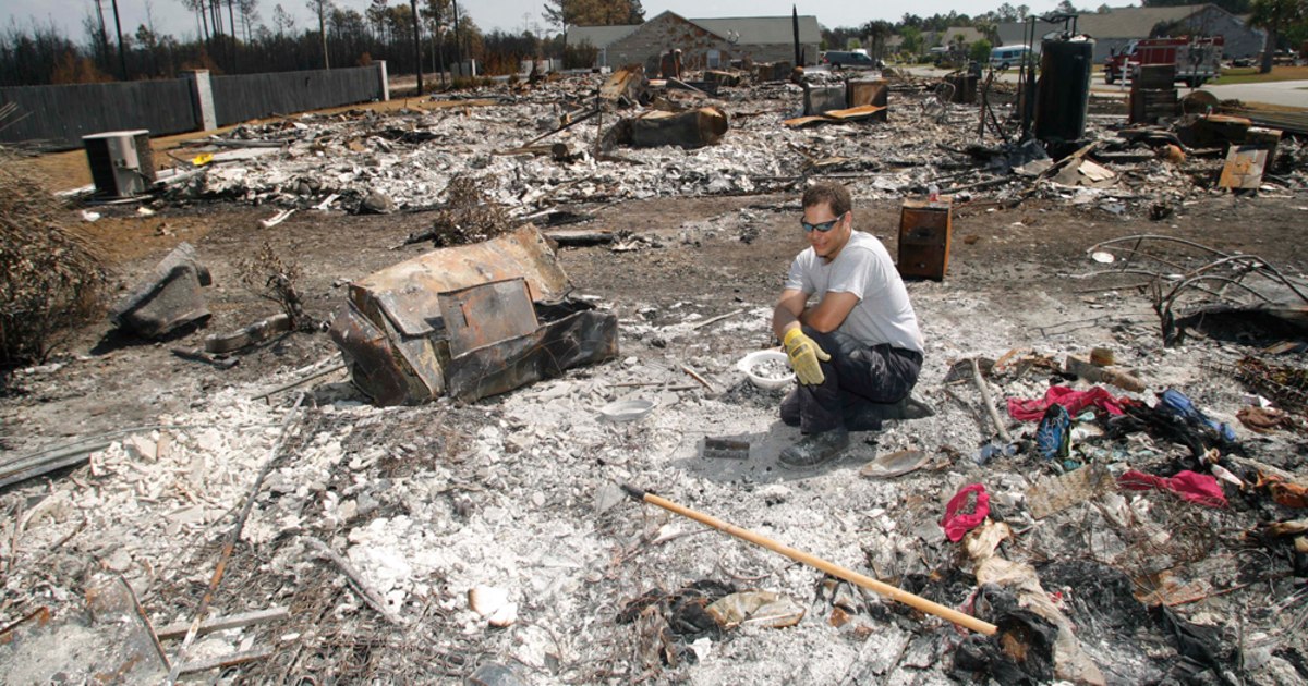 Firefighters rein in South Carolina wildfire