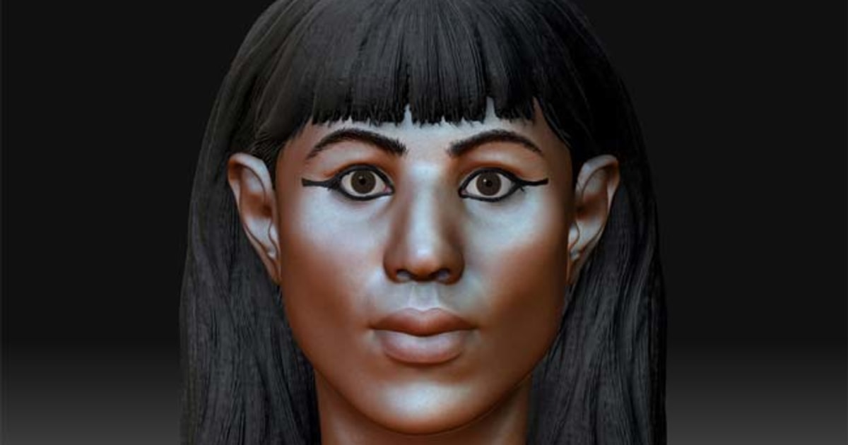 Face of long-dead mummy brought back to life