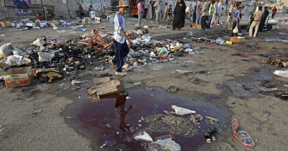 Bomb kills 69 at Shiite market in Baghdad