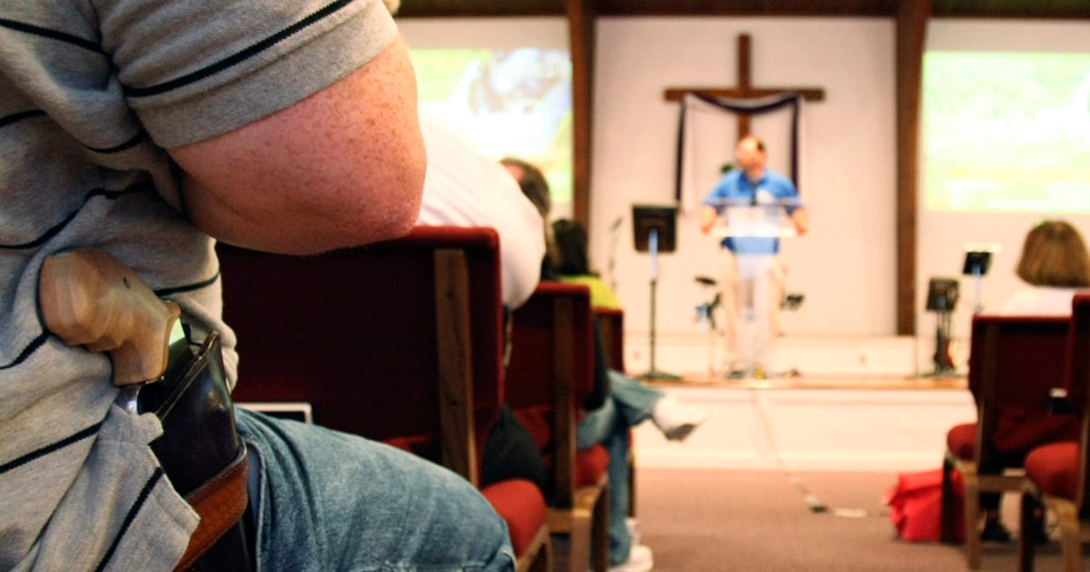 Kentucky pastor welcomes guns in church