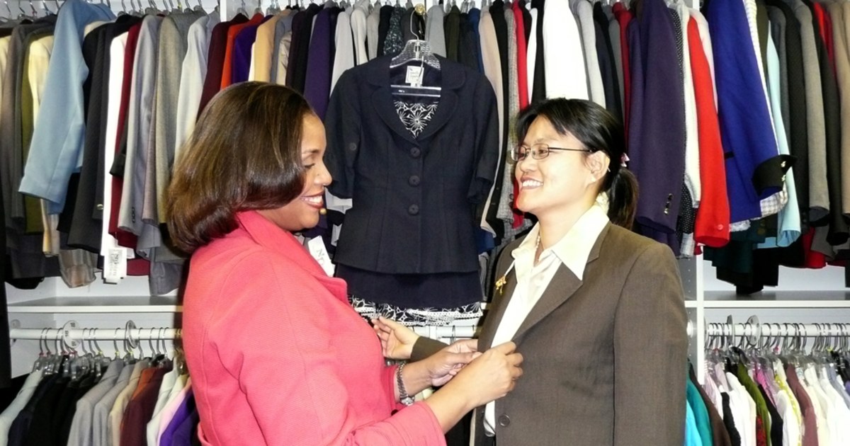 Charities help dress women for success