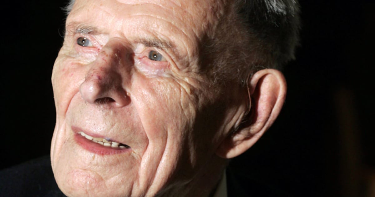 Harry Patch, Britain’s last WWI soldier, dies