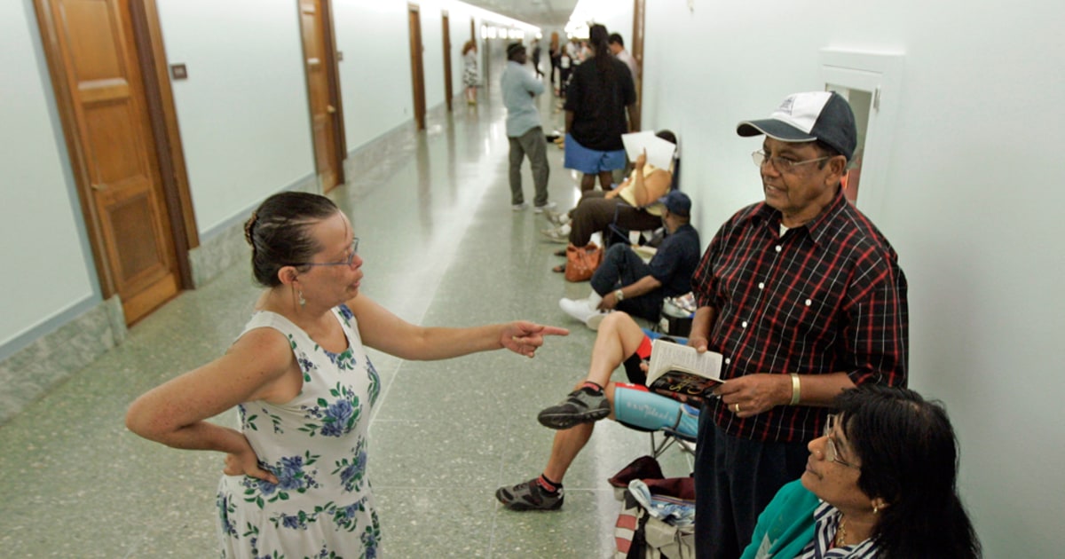 Stand-ins hold spots in line for lobbyists