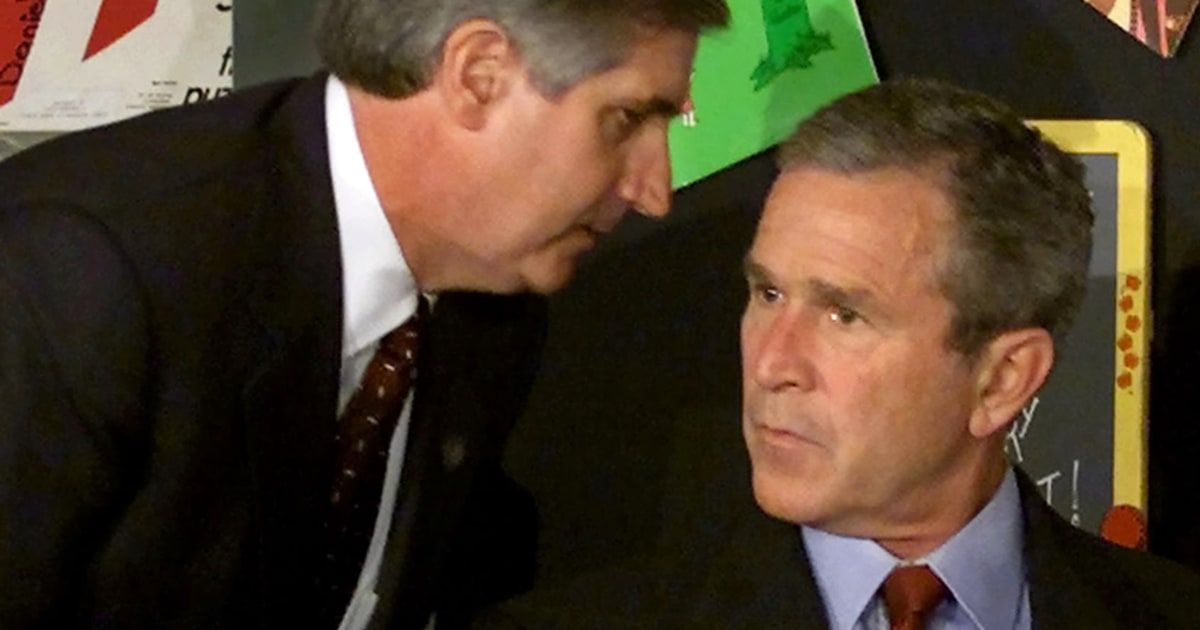 He told Bush that ‘America is under attack’