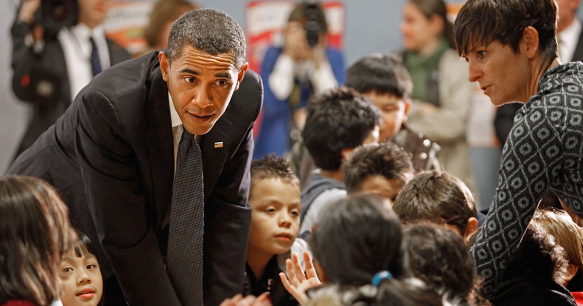 Obama pushes reform of Bush education law