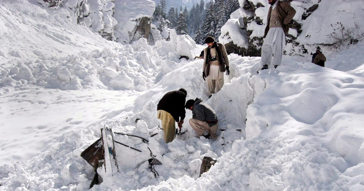 Pakistan avalanche leaves 50 dead or missing