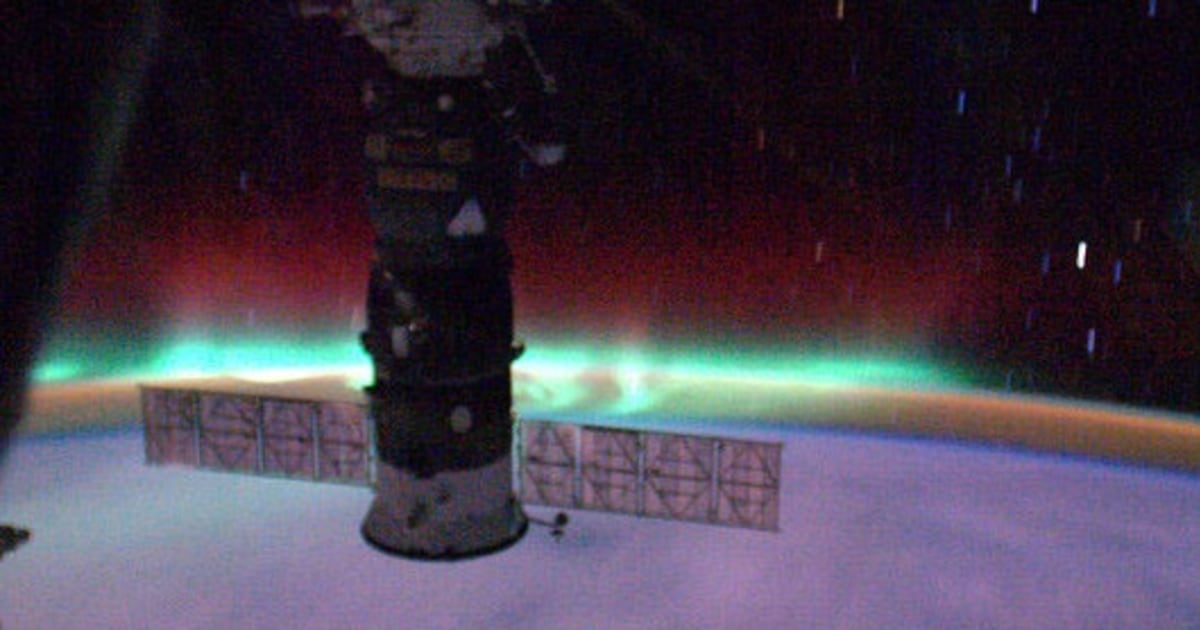 Space station flies through big space storm