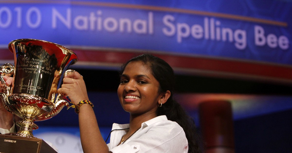 Ohio girl top speller with 'stromuhr'