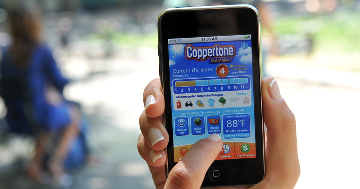 Slather up sun care using new app for iPhone