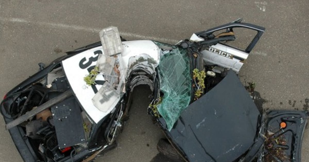 What a police car wrapped around Superman might look like