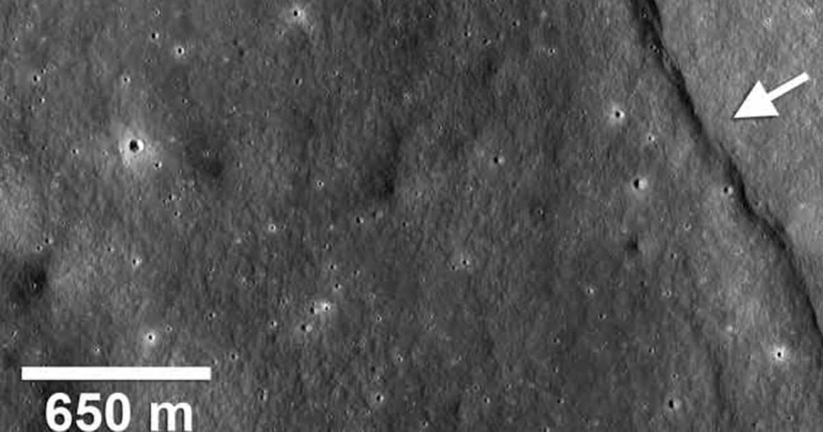 Moon may be shrinking, but very, very slowly