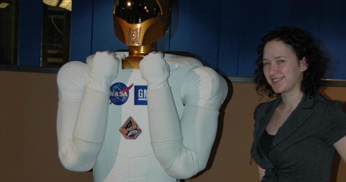 My date with NASA's robot: He's strong, silent type