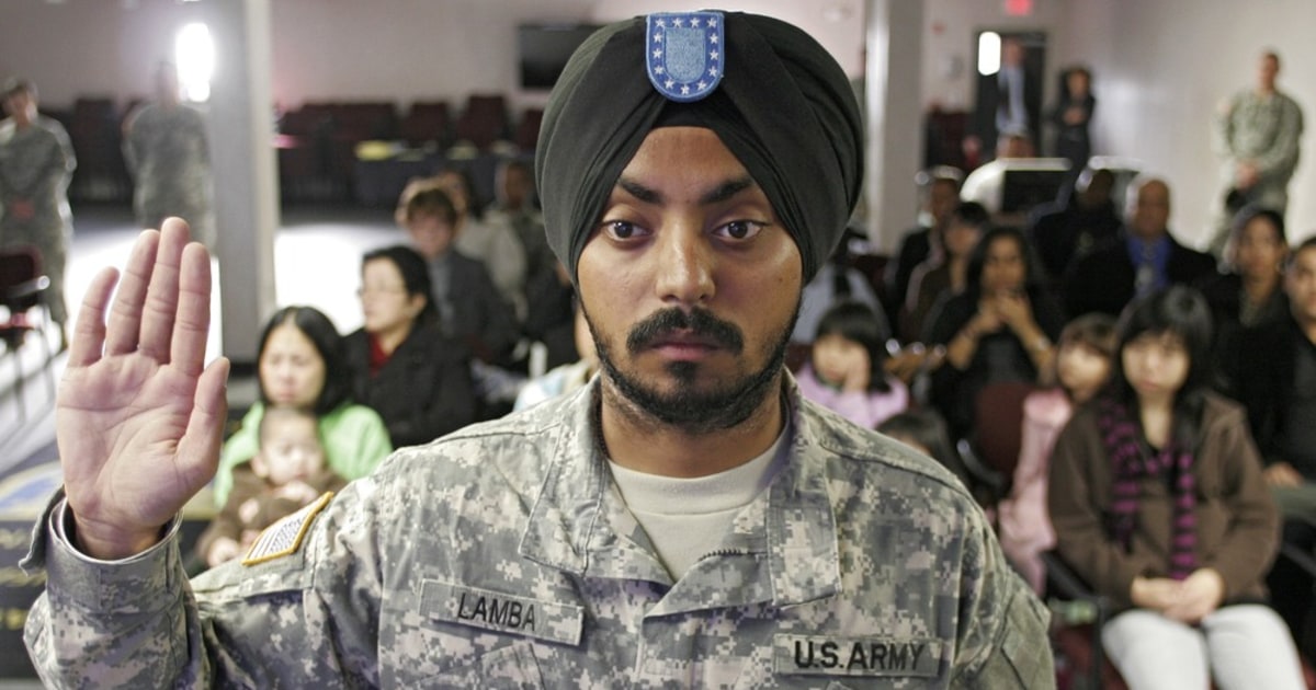 Army gets first Sikh enlisted soldier since 1980s