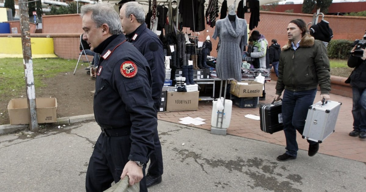 Italy police: Suspected explosive device had no detonator