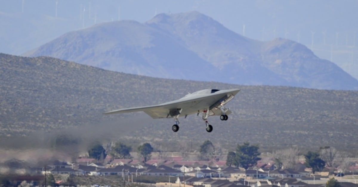 New, stealthy Navy drone makes its maiden flight