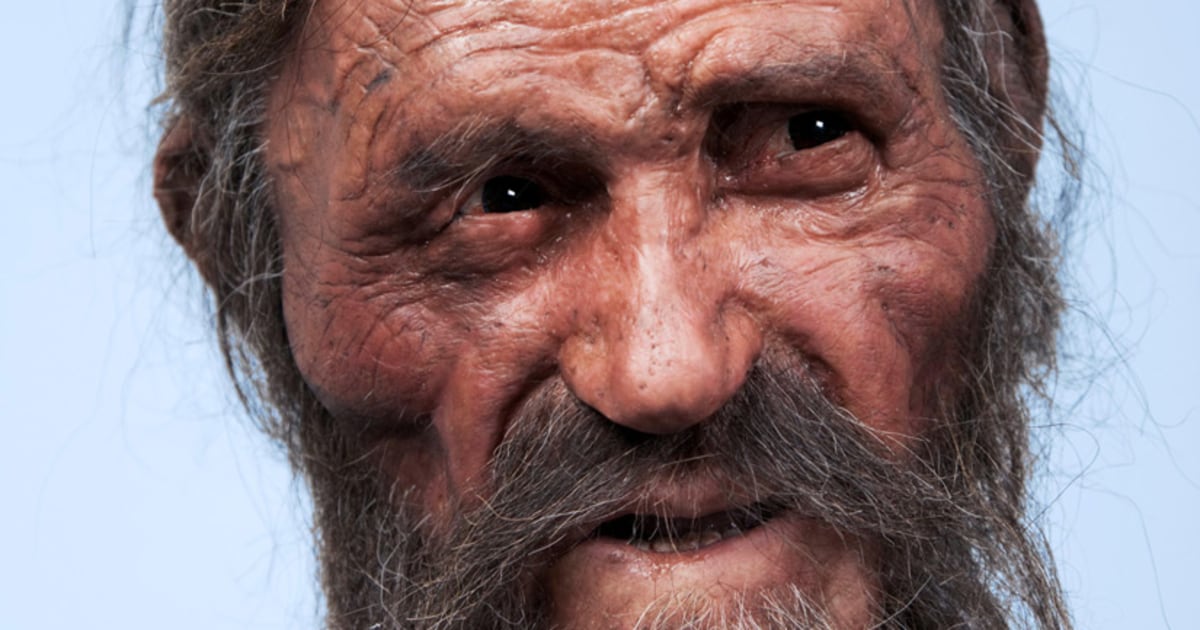 The Iceman looks tired — but he's 5,300 years old