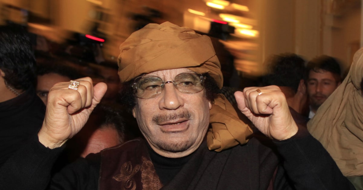 Gadhafi: 'You can't reach me to kill me'