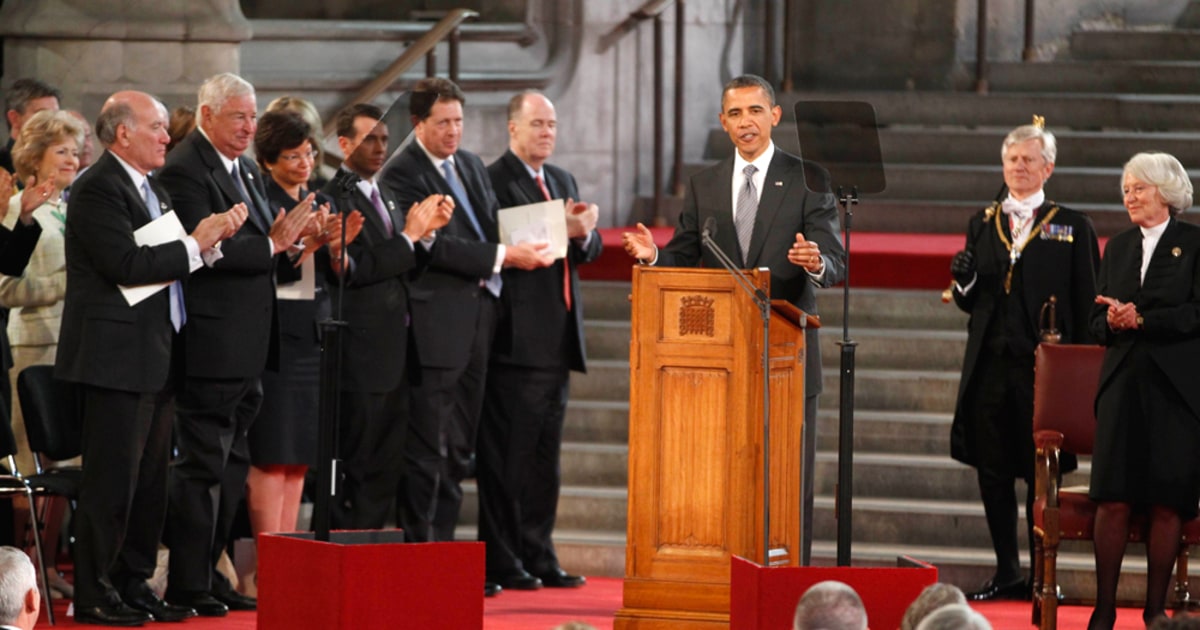 Obama to UK Parliament: 'The time for our leadership is now'