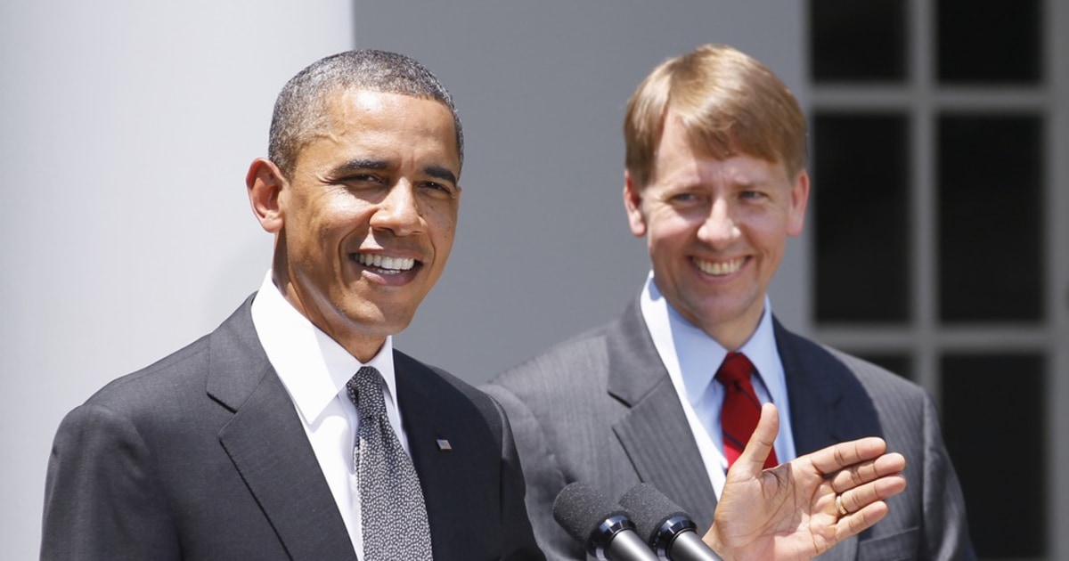 Obama names consumer watchdog, vows fight
